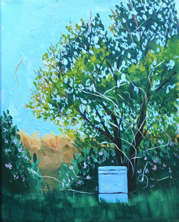 Busy as a Bee - Original Painting - Erin Stagg Fine Art