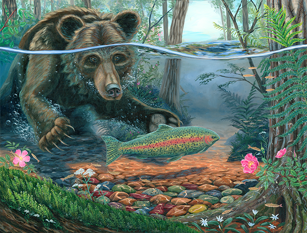 Cottonwood Freshet - Original Painting - Erin Stagg Fine Art