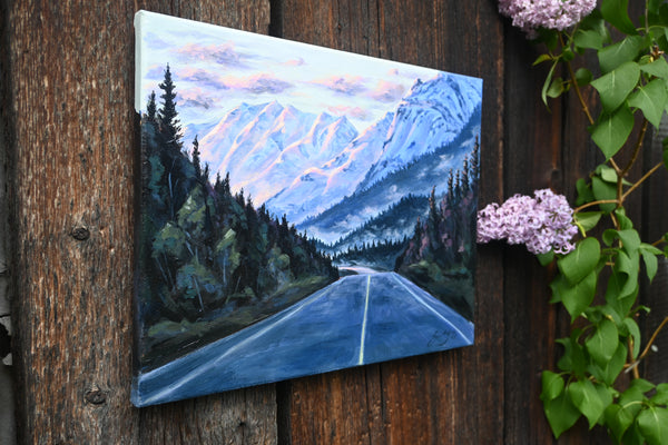 Evening Mountain Drive - Original Painting - Erin Stagg Fine Art