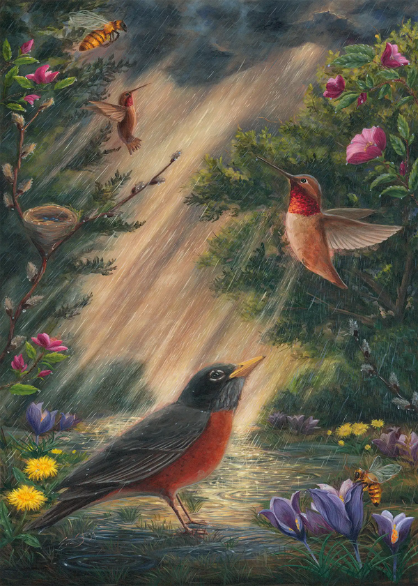 Sunshowers - Original Painting - Erin Stagg Fine Art