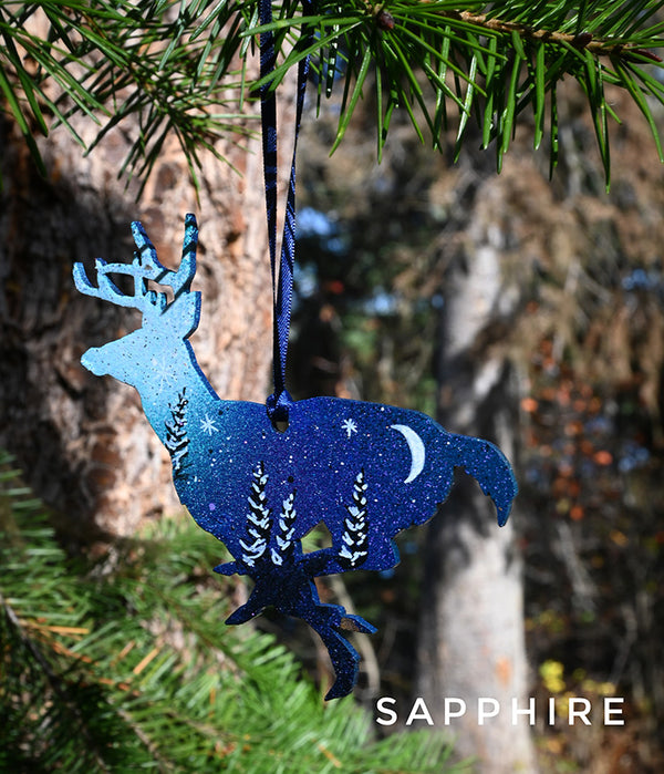Running Deer - Ornaments 2025 - Erin Stagg Fine Art
