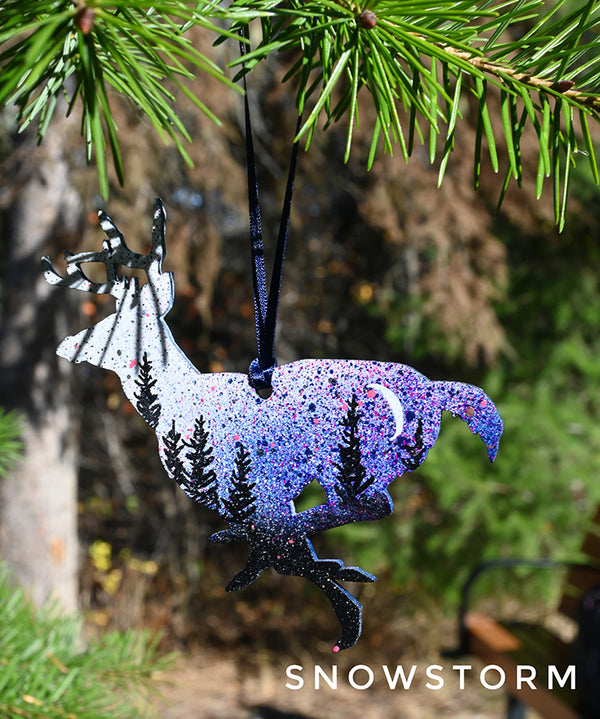 Running Deer - Ornaments 2025 - Erin Stagg Fine Art