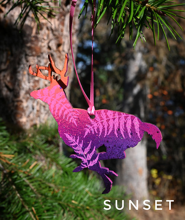 Running Deer - Ornaments 2025 - Erin Stagg Fine Art
