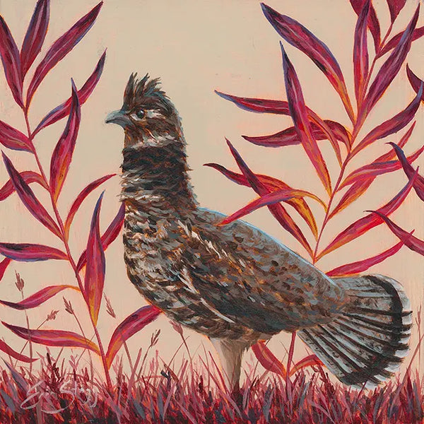 Sakawipiyo / Grouse - Original Painting - Erin Stagg Fine Art